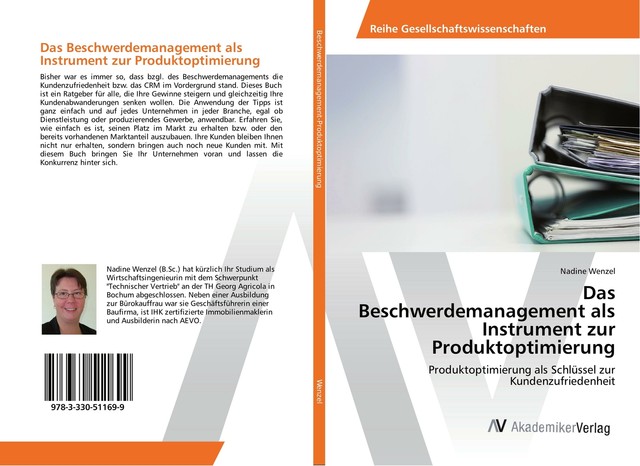 Das Beschwerdemanagement als Instrument zur Produktoptimierung von ...