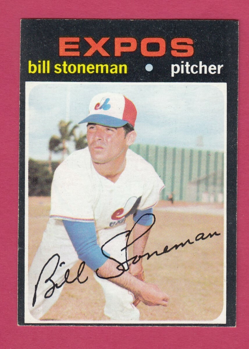 1971 Topps Baseball #266 Bill Stoneman - Montreal Expos | eBay