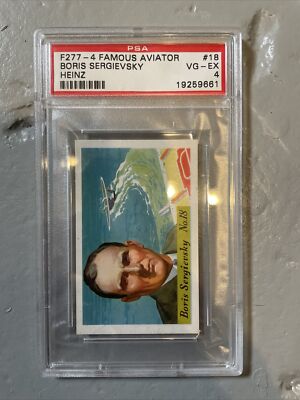 1938 Heinz Famous Aviators F277 Boris Sergievsky #18 PSA 4 | eBay