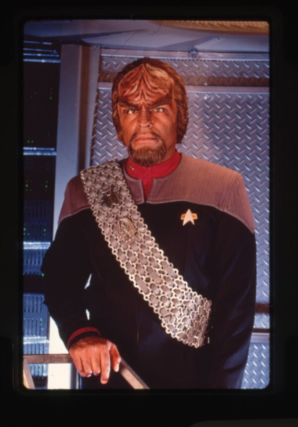 Star Trek Deep Space Nine Michael Dorn Original 35mm Transparency ...