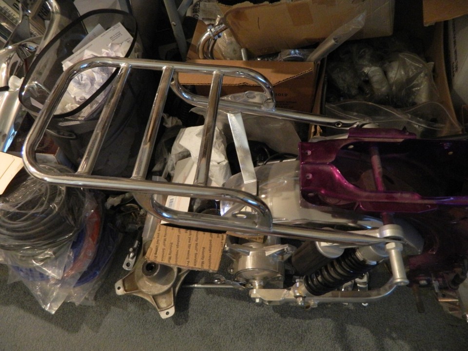 ct70 mini trail Black rear rack for honda models. | eBay