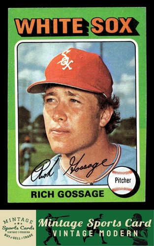 1975 Topps Mini - Rich Gossage - #554 Chicago White Sox | eBay