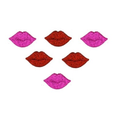 Kiss Me Glitter Lips - Shelly's Buttons - Valentine's Day - Craft ...