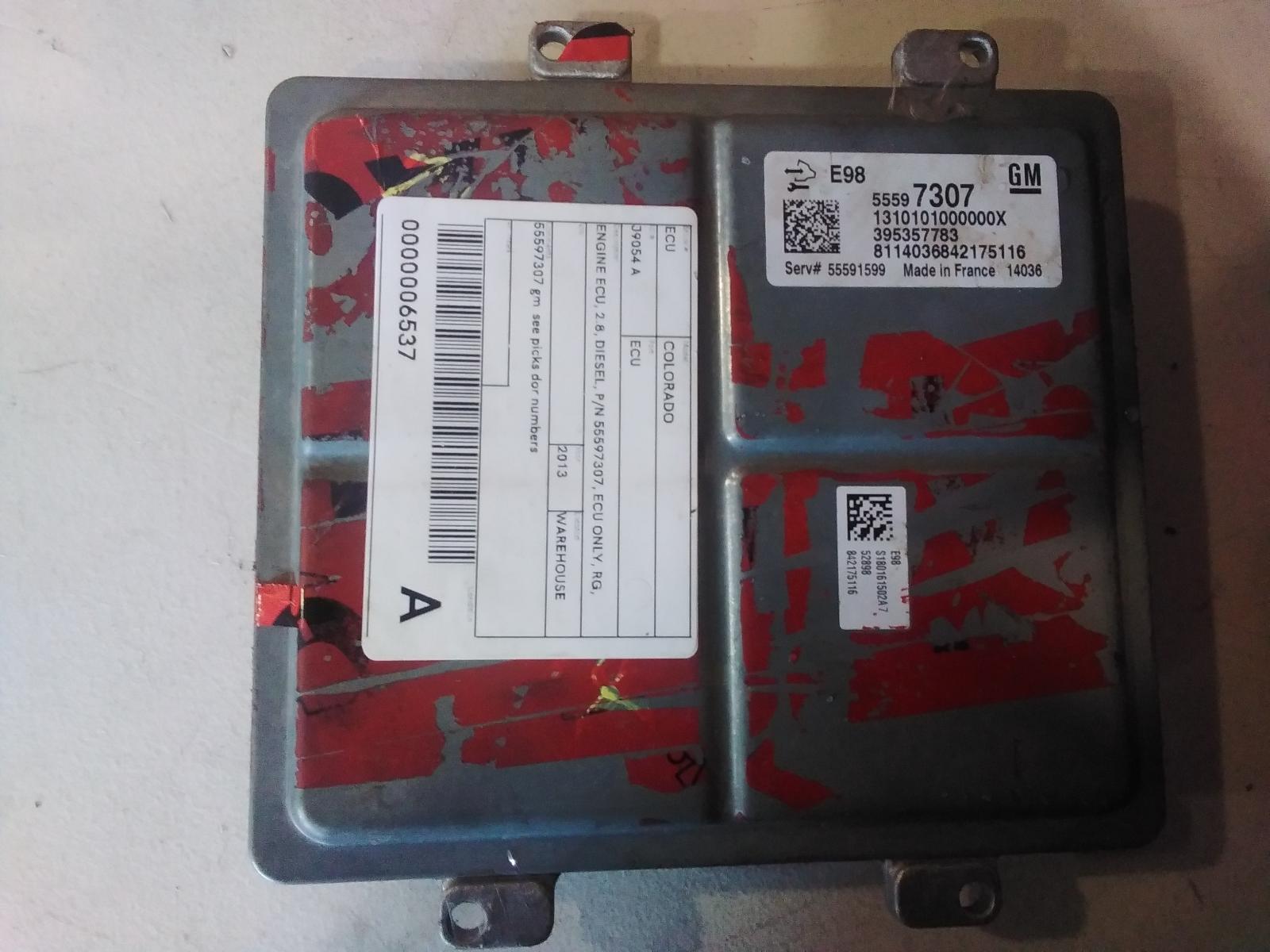 HOLDEN COLORADO ECU ENGINE ECU, 2.8, DIESEL, P/N 55597307, ECU ONLY, RG ...