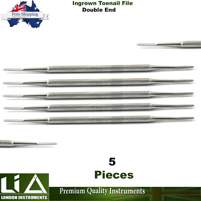 Podiatry Ingrown Toenail File Nail File 5pcs Removal Surgery Chiropody ...