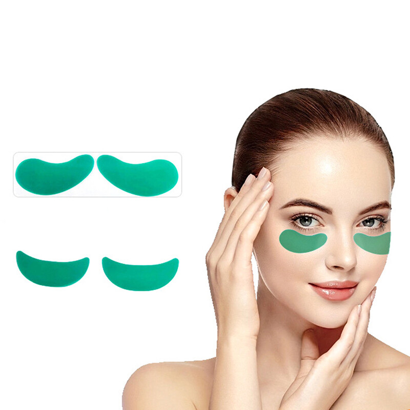 1Pair Reusable Anti Wrinkle Eye Face Pad Silicone Removal Patch Skin ...