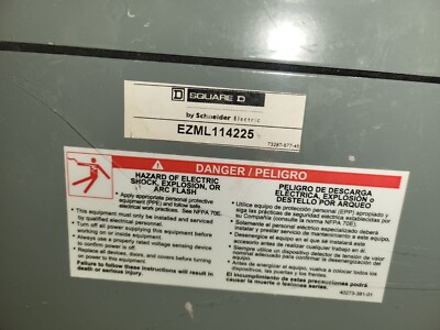 EZML114225 Square D EZ METER PAK 120/240v 225 Amp 1 Pole 3 Wire 4 Meter ...