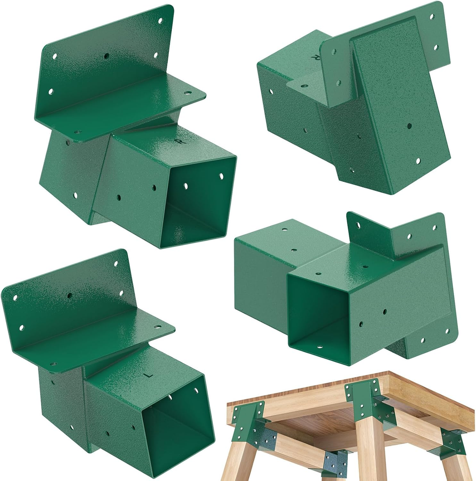 4Pack Deer Blind Brackets 4X4 Heavy Duty Deer Stand Bracket Compound ...