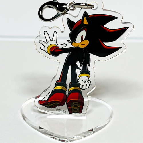 Shadow the Hedgehog keychain charm with bonus heart base - SEGA ...