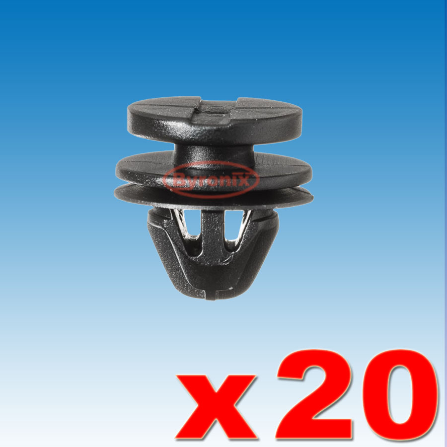 20 LAND ROVER DOOR SILL WHEEL ARCH MOULDING TRIM CLIPS PLASTIC BUTTON ...