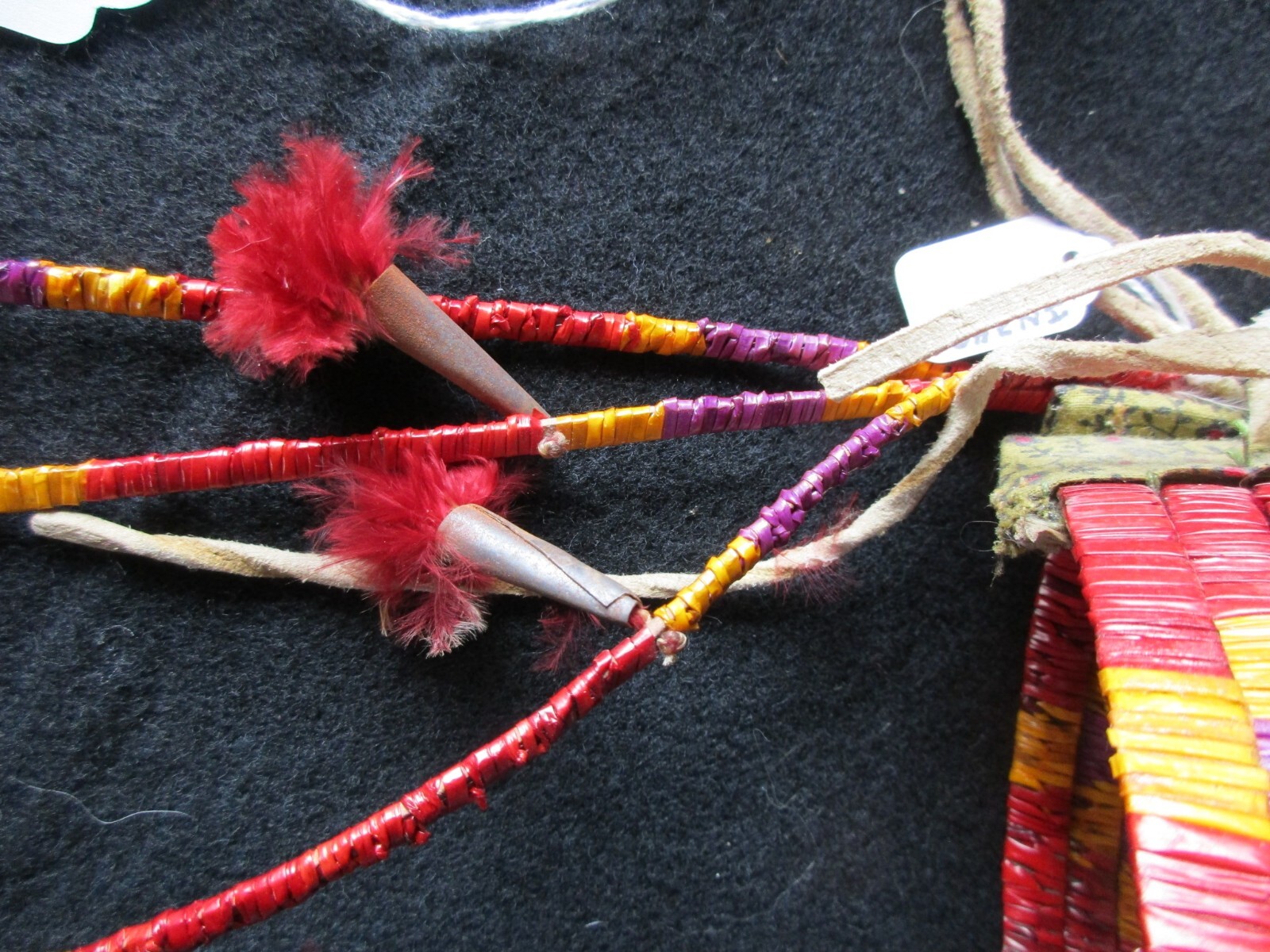 RARE CEREMONIAL QUILLED ARM BANDS NATIVE AMERICAN ARM BRACELETS, SD ...