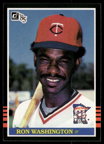 1985 Donruss Ron Washington Minnesota Twins Baseball Card #391 | eBay