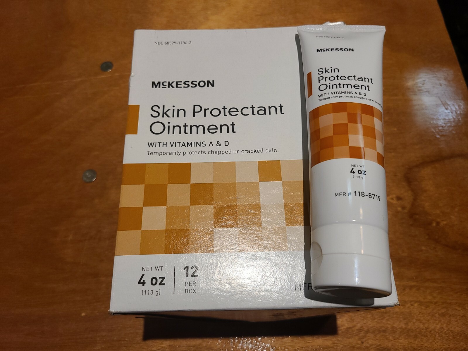 McKesson Skin Protectant 4 oz. Tube Unscented Ointment, 1 EA - 118-8719 ...