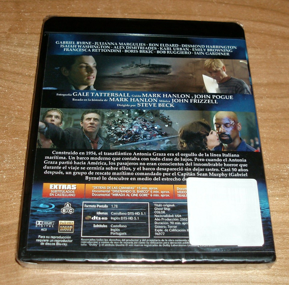 Ghost Ship 2002 / Gabriel Byrne (Bateau Fantôme) Neuf Région A B C Blu-Ray | eBay