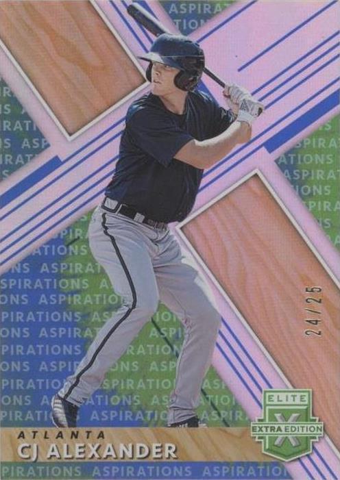 2019 Panini Elite Extra Edition - CJ Alexander #142 Aspirations Tie-Dye ...
