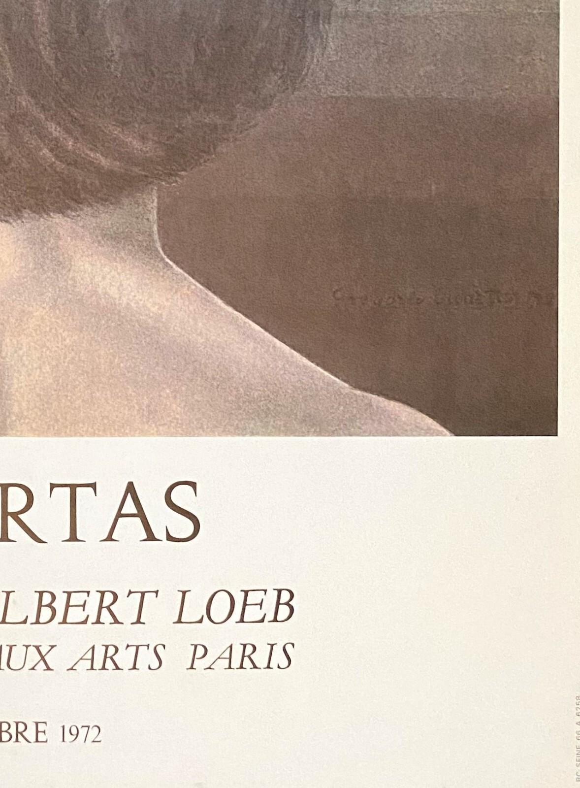 GREGORIO CUARTAS ORIGINAL ART POSTER PRINT EXHIBITION GALERIE ALBERT ...