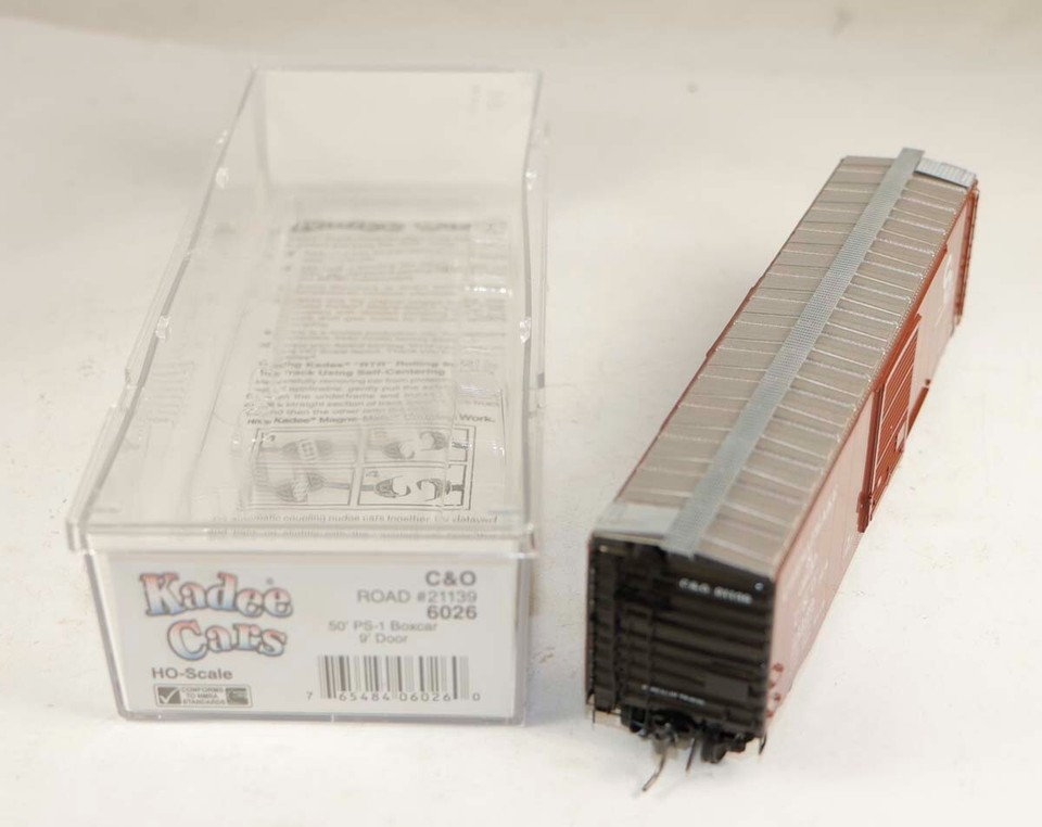 Kadee Cars #6026 50' PS-1 Box Car Chesapeake & Ohio #21139 1/87 HO ...