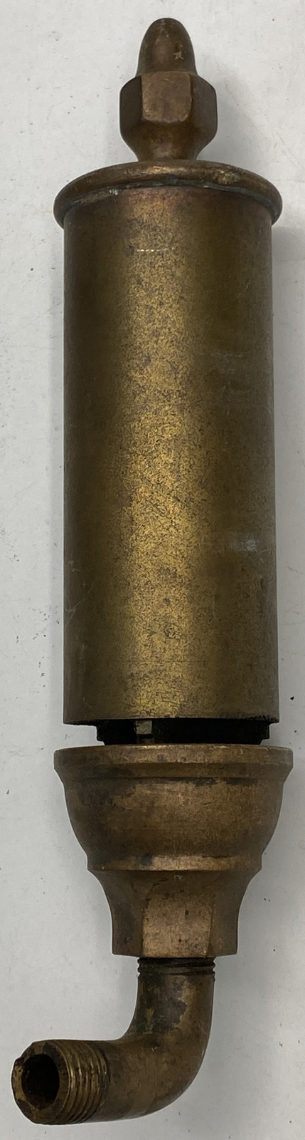 Antique BRASS STEAM WHISTLE 1-1/2” Locomotive Maritime Industrial Steam ...