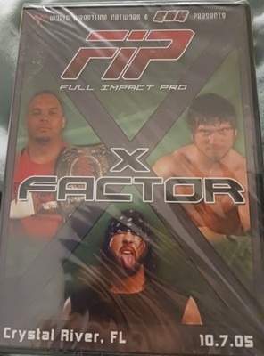 ROH Presents FIP X Factor 2005 Dvd New, Sealed X Pac, Sean Waltman AEW ...