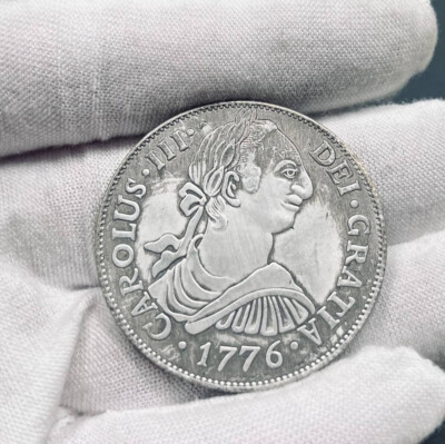 *C*O*P*Y* Mexico Spanish Carolus III 8 Real 1776 Coin #CC44 | eBay