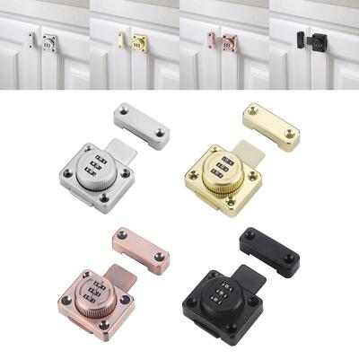 Mechanical Password Rotary Hasp Locks Sliding Door Lock Digit Easy to ...