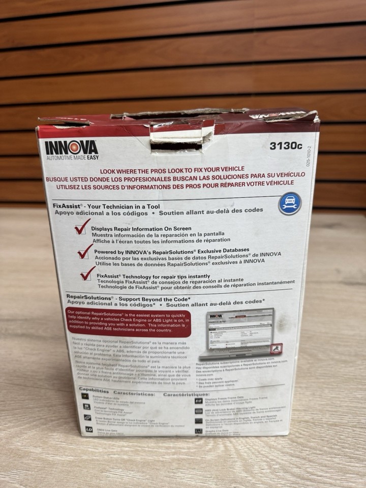 INNOVA 3130C Scanner Diagnostic Scan Tool Fix Assist Code Reader OBD | eBay
