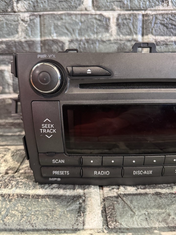 2009-2011 Toyota Corolla Radio Control Unit-Am Fm Radio Mp3 Cd Player ...