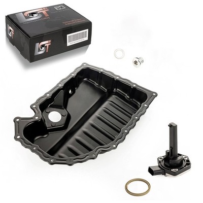 Oil Pan + Oil Level Sensor For Audi Q3 Skoda Superb VW Golf Passat 1.8 ...