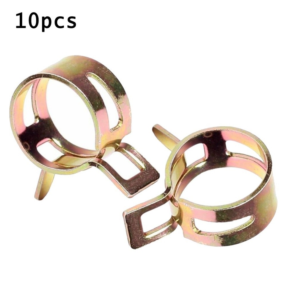 Line Spring Clips Air Tube Clamp Steel Equipment Tools Parts 10pcs Set ...