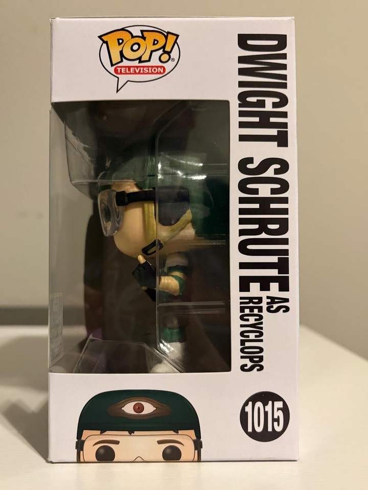 Funko Pop! The Office #1015 Dwight Schrute (Recyclops) 2020 SDCC Exc w ...