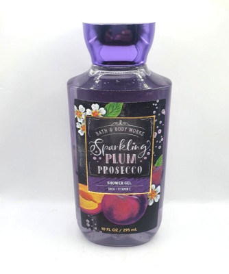 BATH AND BODY WORKS SPARKLING PLUM PROSECCO SHOWER GEL 10 FL OZ | eBay