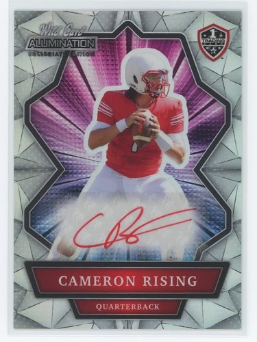 2021 Wild Card Alumination NIL Collegiate Red Auto Cameron Rising ...