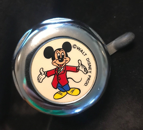Vintage Mickey Mouse Walt Disney Prod Bicycle Bell With Clamp Germany ...