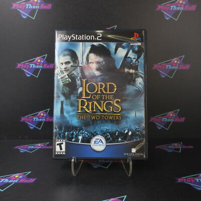 Lord of the Rings The Two Towers PS2 PlayStation 2 Complete - 1 Year ...