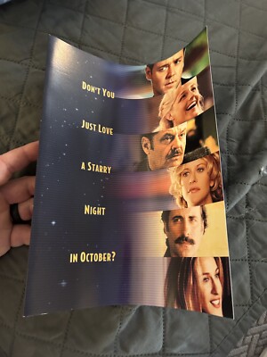 2001 Warner Bros VHS Promo Ad Sale Brochure Of HBO movies (rare) 11x8.5 ...