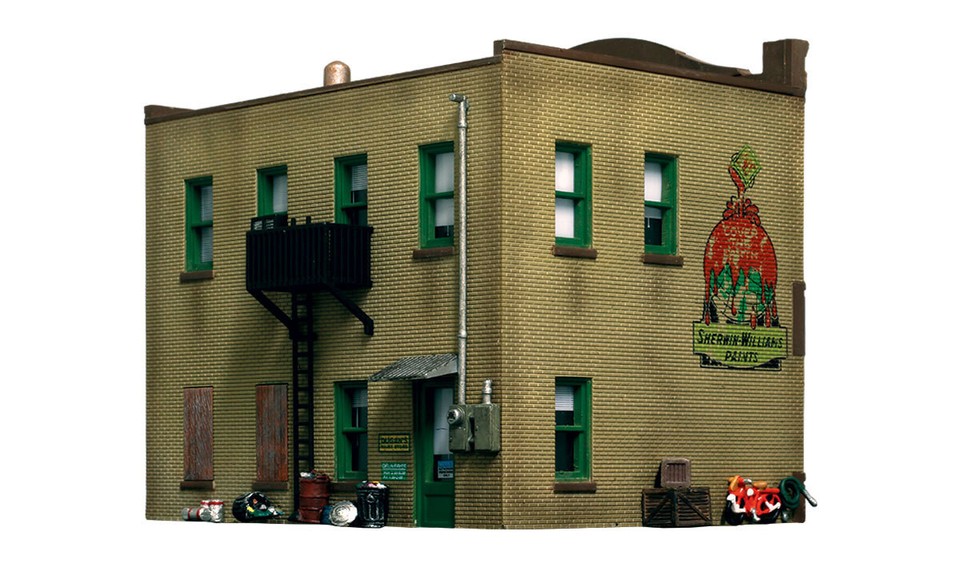 Woodland Scenics BR5053 HO Scale Dugan's Paint Store | eBay