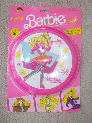 BARBIE RADICAL PINK FLYING DISC WITH ORIGINAL PACKAGE FROM 1990 | eBay