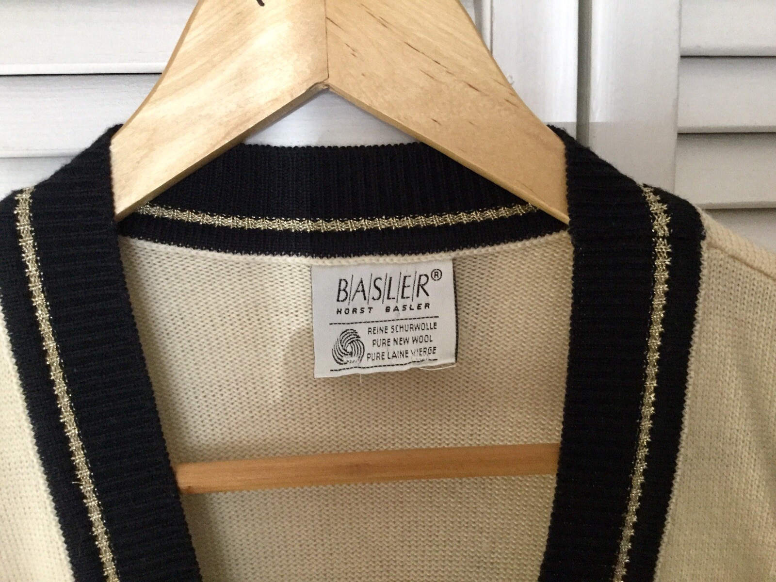 Basler (Germany) Pure Wool Vintage Nautical Cardigan/Sweater-Women-Sz ...