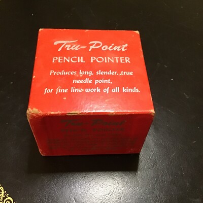 Vtg Tru Point Pencil Pointer In Box Drafting Engineers Artist Lead ...