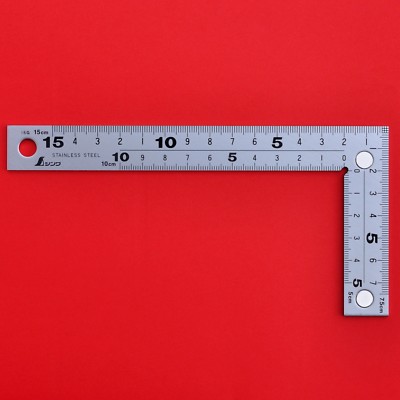 Japanese SHINWA ruler Carpenter's Carpenter Square with magnets 10435 ...