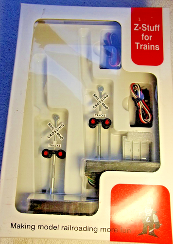 Z-Stuff for Trains, DZ-1020 set. Crossing Signal Pair w/2 block Signal ...