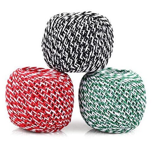 Christmas Cotton String Balls,2mm Cotton Bakers Rope,Kitchen 984Feet 3 ...