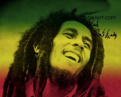 BOB MARLEY Autographed Signed 8x10 Reprint Photo #2 !! | eBay