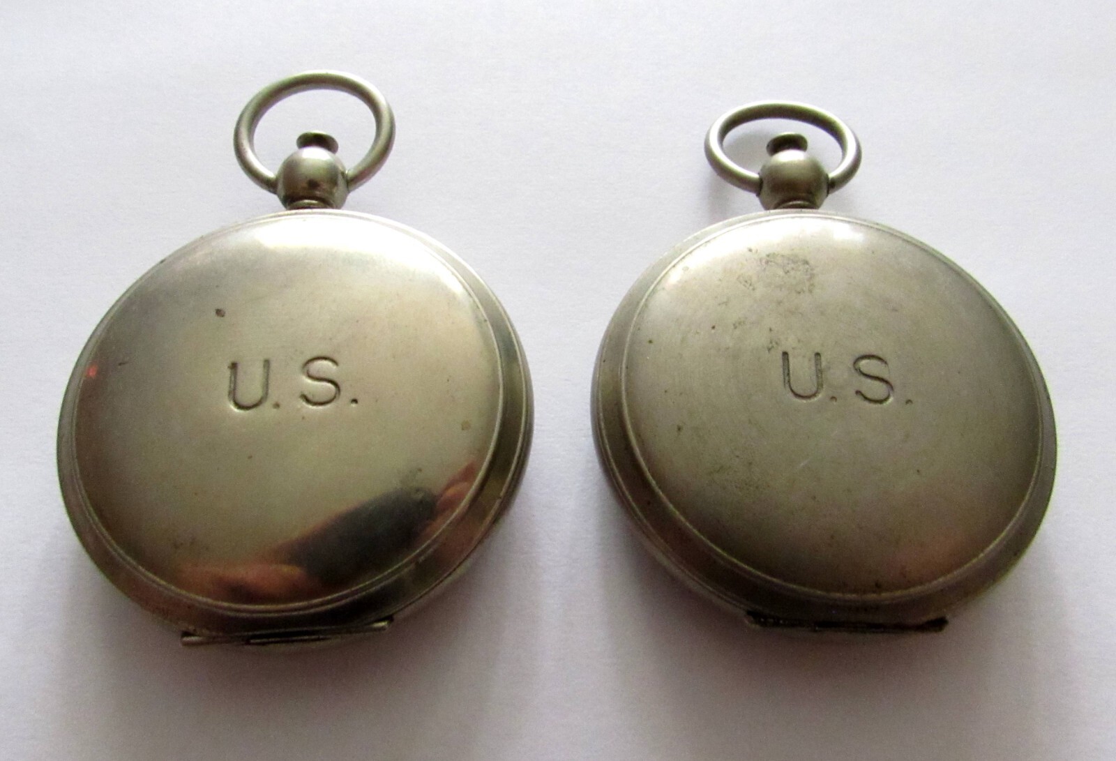 Lot of 2 Vintage Wittnauer U.S. Military Compasses WW2 | eBay