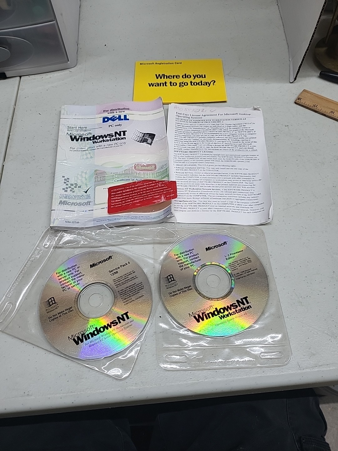 Microsoft Windows NT Workstation Version: 4.0 Processor Edition | eBay