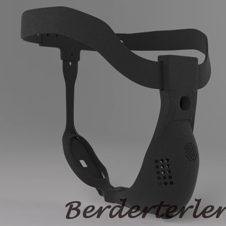 New 3D Resin Male Customizable Chastity Belt Cage Lock Shackle ...