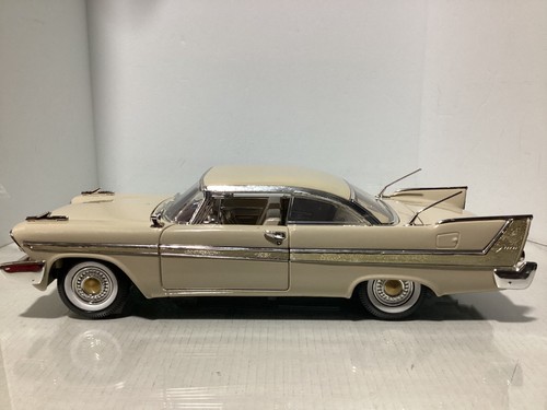 1:18 ERTL Motor Max 1958 Plymouth Fury Cream (no antenna) | eBay