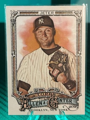 2025 Topps Allen & Ginger Derek Jeter #21 New York Yankees HOF Baseball ...