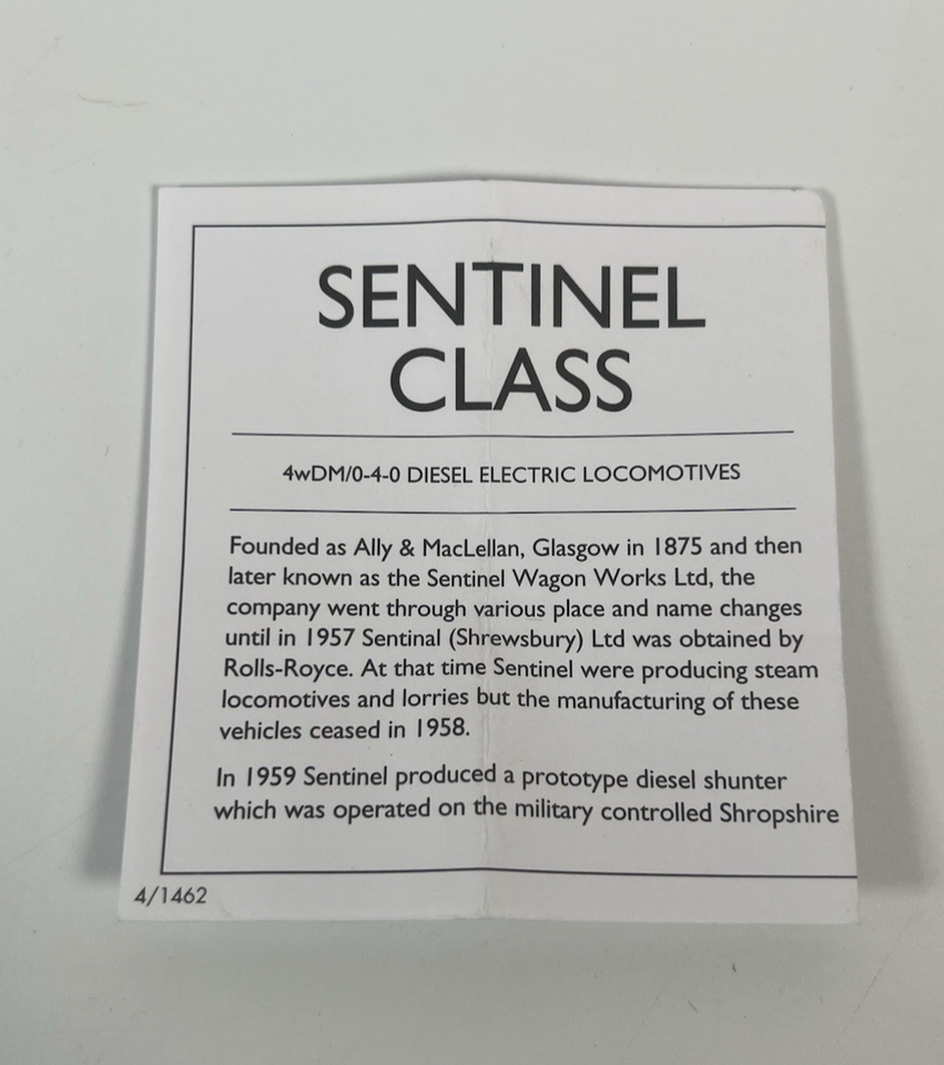 Hornby R3179 Esso 4wDM Shunter Sentinel Loco Cattlewater DCC Ready OO ...