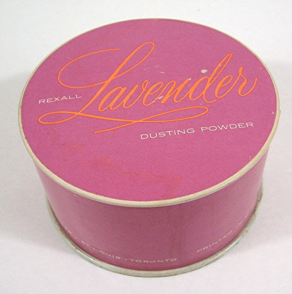 Rexall Lavender Dusting Powder Box Rexall Drug St Louis Old Unsold ...